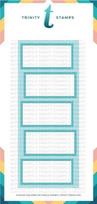 Staggered Rectangles Slimline Die– Trinity Stamps